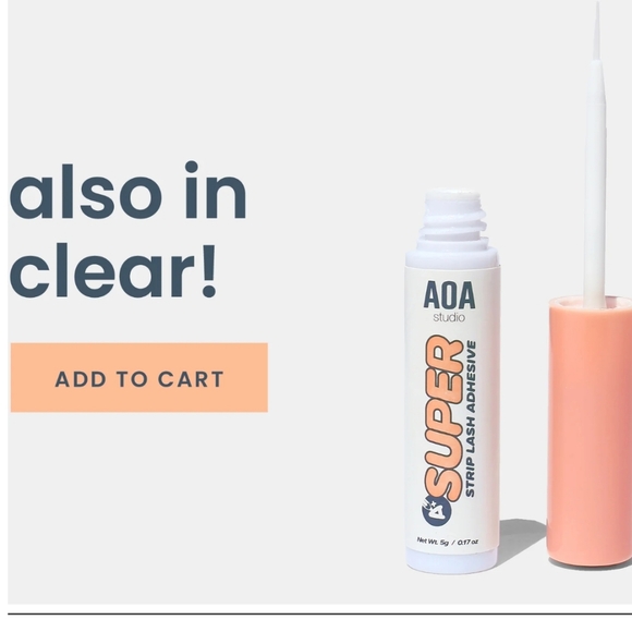 AOA Studio | Makeup | Aoa Studio Super Strip Lash Adhesive Clear | Poshmark